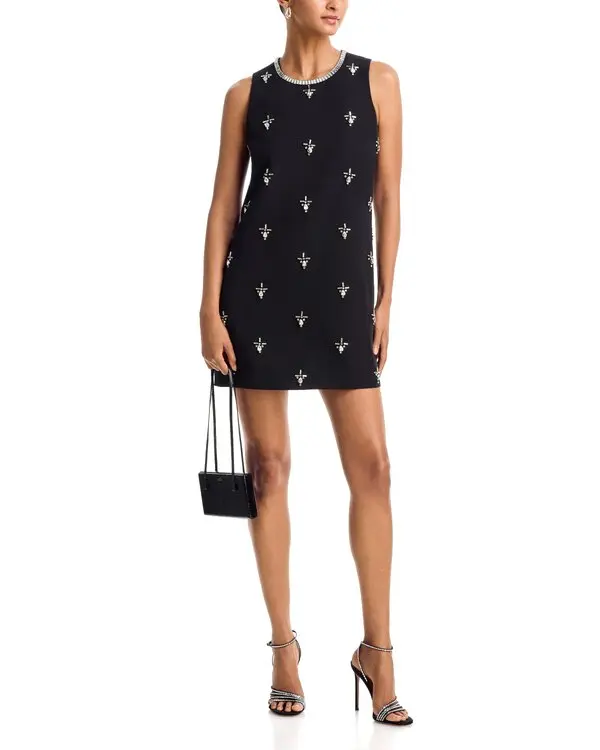 Aqua Crystal Embellished Mini Dress Exclusive