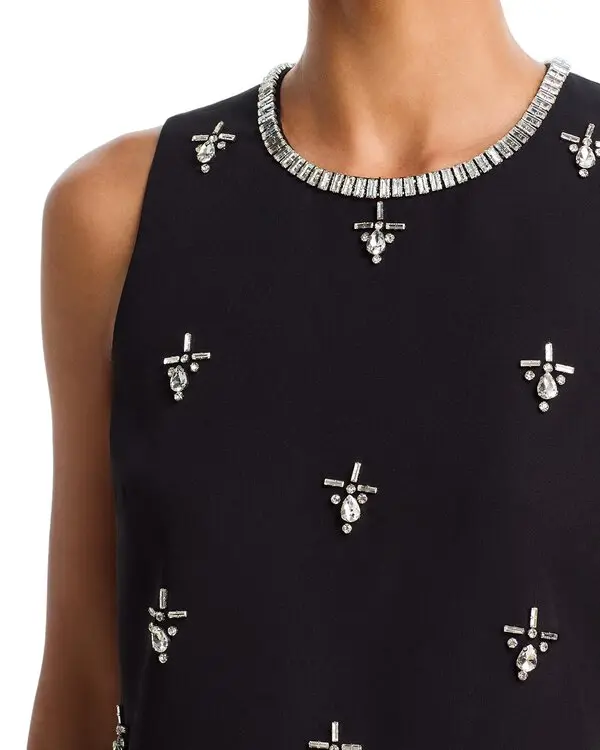 Aqua Crystal Embellished Mini Dress Exclusive