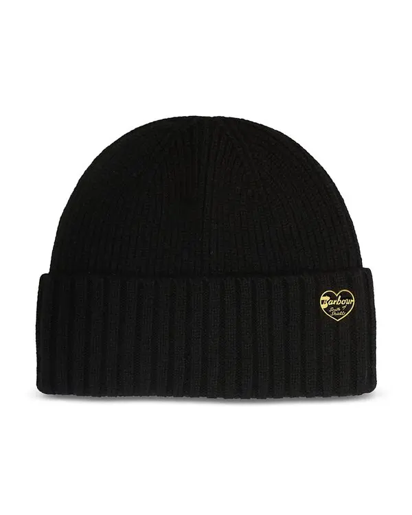 Barbour Annette Wool & Cashmere Knit Beanie - Black