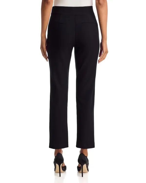 Aqua Ponte Slim Stretch Pants Exclusive - Black