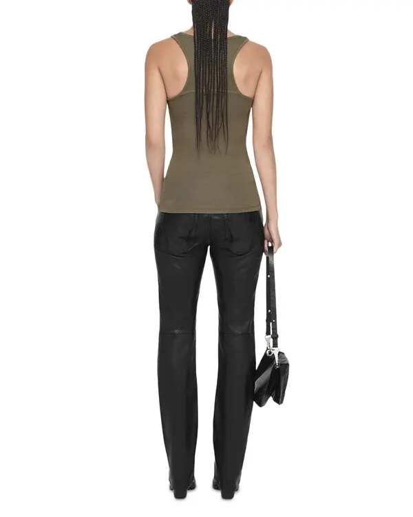 ALLSAINTS Teresa Racerback Tank Top - Washed Khaki