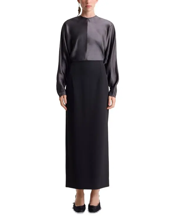 FFORME Mena Straight Maxi Skirt