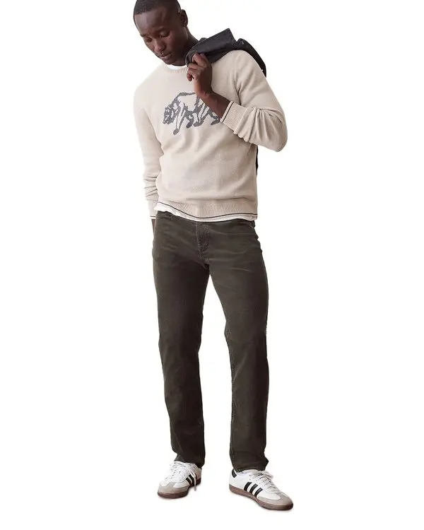 Marine Layer Varsity Relaxed Fit Intarsia Crewneck Sweater