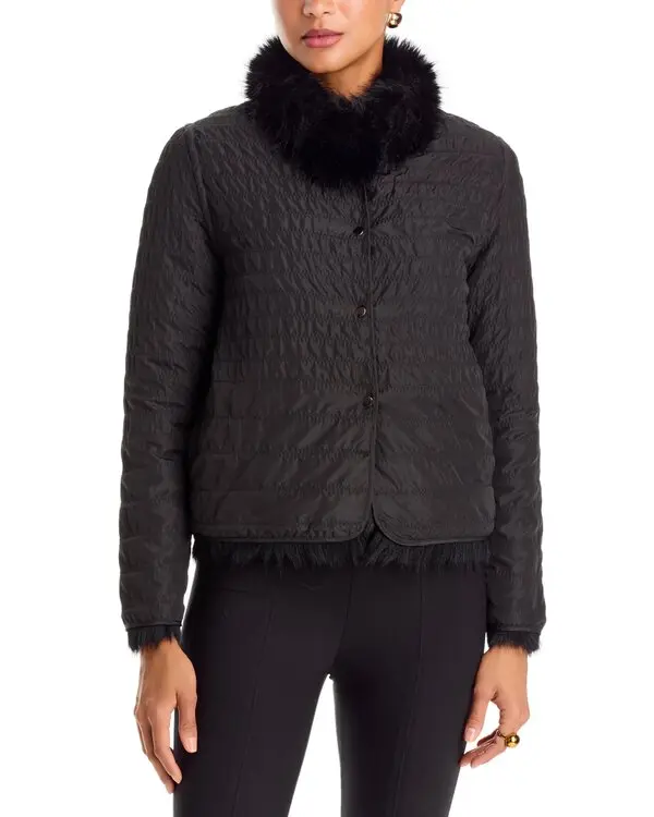 Love Token Joyce Reversible Faux Fur Jacket