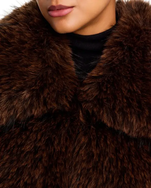 Love Token Plush Faux Fur Jacket