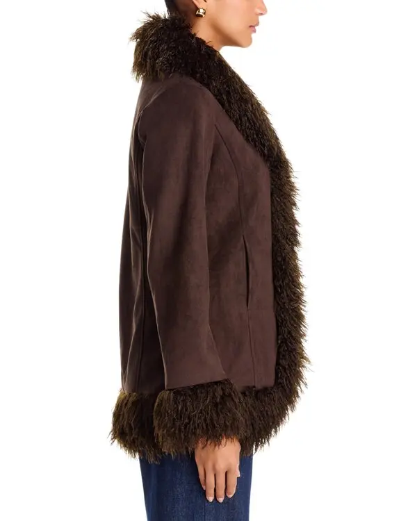 Love Token Natalia Faux Shearling Coat
