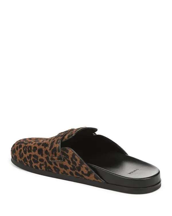 Vince Leon Calf Hair Mule Flats