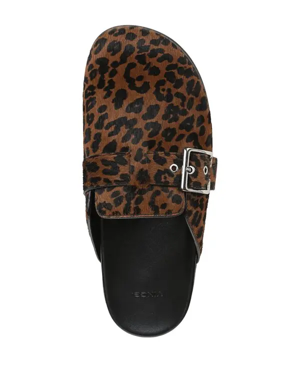 Vince Leon Calf Hair Mule Flats