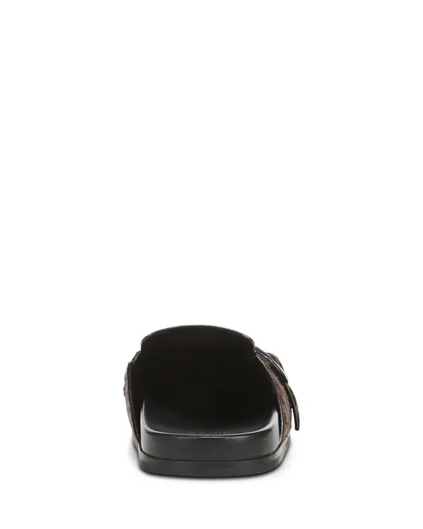 Vince Leon Calf Hair Mule Flats