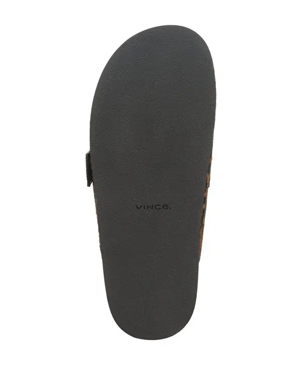 Vince Leon Calf Hair Mule Flats