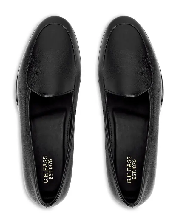 G.H.BASS G. H. Bass & Co. Camden Leather Loafers - Black