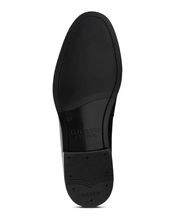 G.H.BASS G. H. Bass & Co. Camden Leather Loafers - Black
