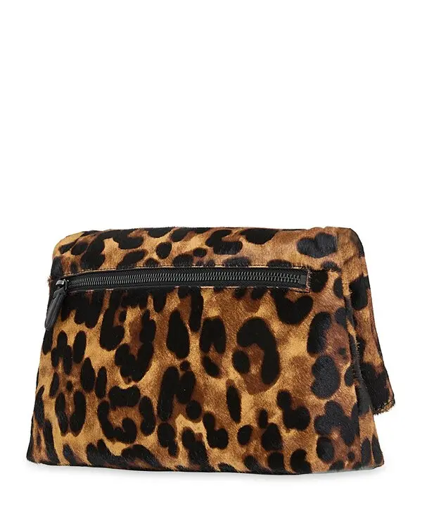 Rebecca Minkoff Tessa Medium Leopard Print Calf Hair Convertible Clutch