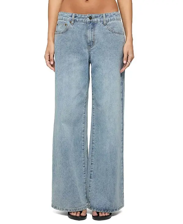 EDIKTED Darynne Low Rise Baggy Jeans