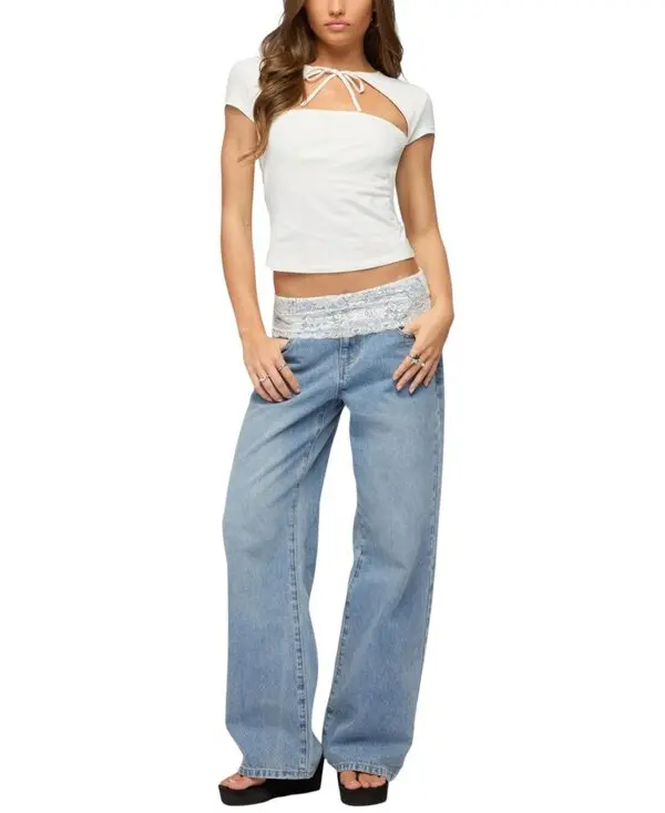 EDIKTED Meridia Cutout Top