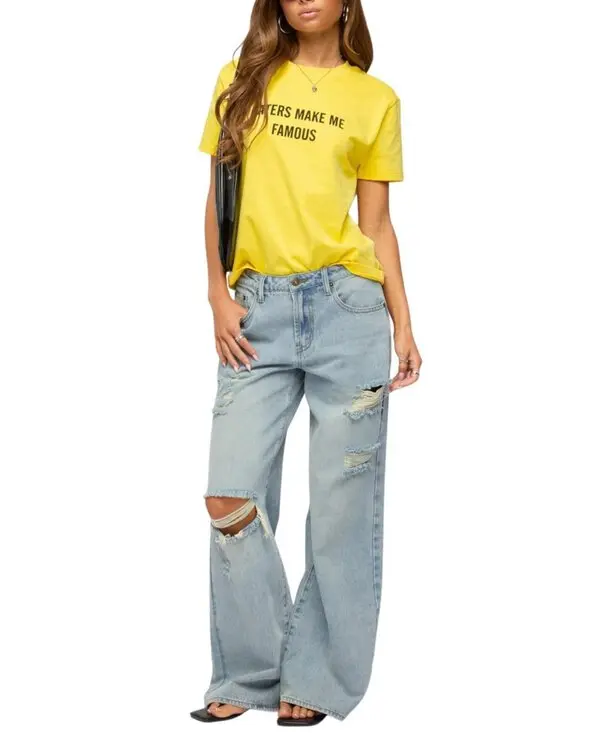 EDIKTED Haters Make Me Famous T Shirt
