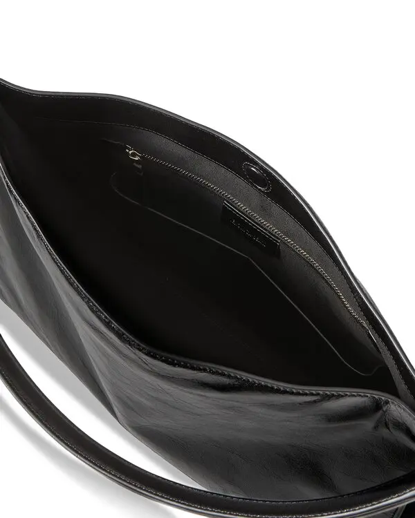 Veronica Beard Crinkle Leather Shoulder Bag