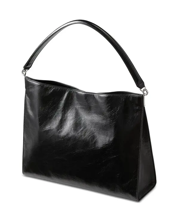 Veronica Beard Crinkle Leather Shoulder Bag
