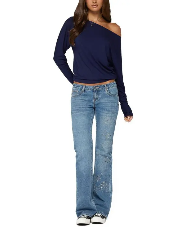 EDIKTED Pazzy Off Shoulder Top