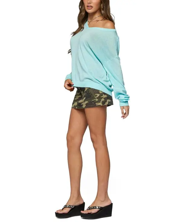 EDIKTED Geara Knit Long Sleeve Top