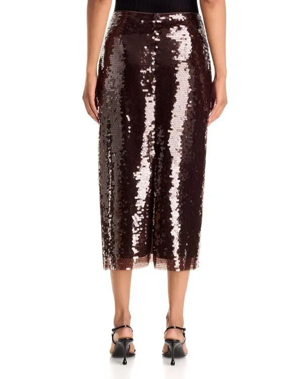 Tanya Taylor Kiah Sequined Skirt