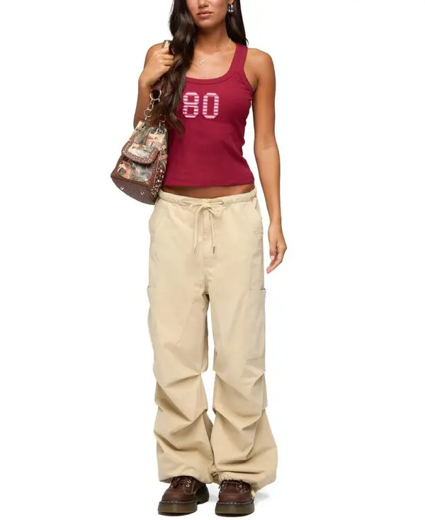 EDIKTED Emzi Baggy Cotton Cargo Pants