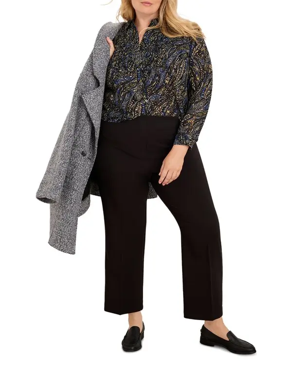 NIC+ZOE Portobello Printed Chiffon Shirt