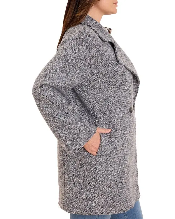 NIC+ZOE Mixed Boucle Knit Cocoon Jacket