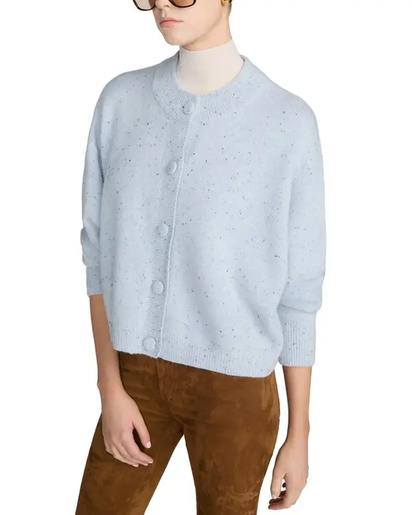 FRAME The Lightweight Fleck Cashmere Cardigan