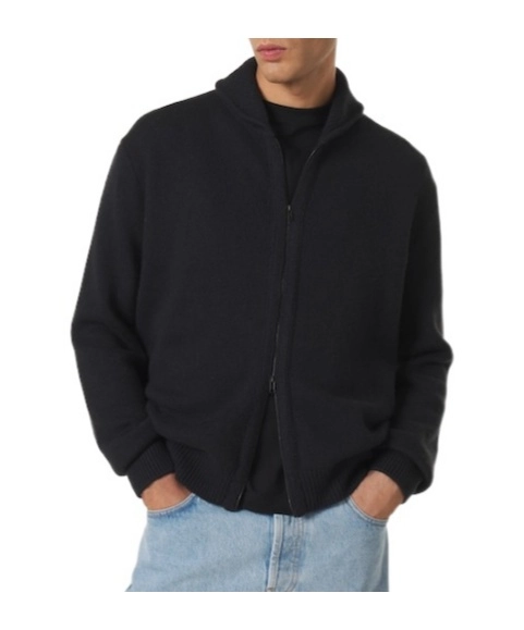 THE ROW Cashmere Blend Zip-up Cardigan