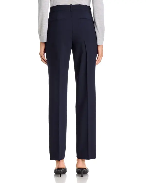 Theory Marcee Classic Wool Stretch Suit Pants