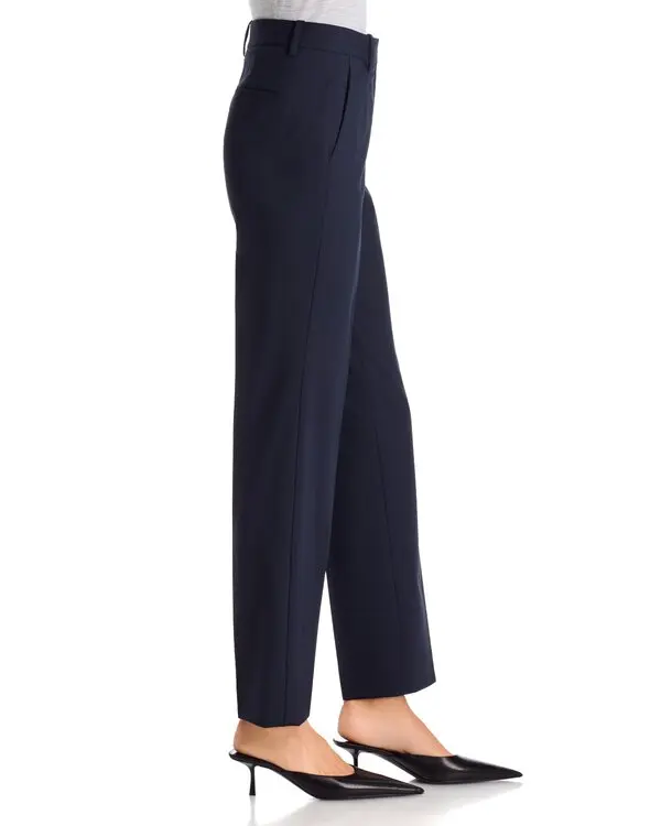 Theory Marcee Classic Wool Stretch Suit Pants