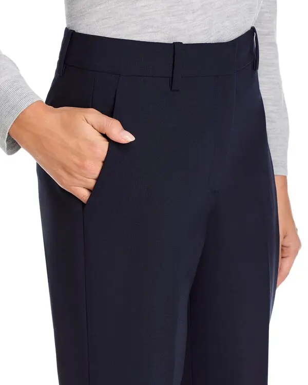 Theory Marcee Classic Wool Stretch Suit Pants
