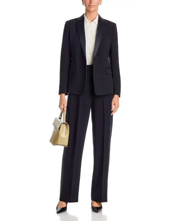Theory Tuxedo Pants In Admiral Crepe