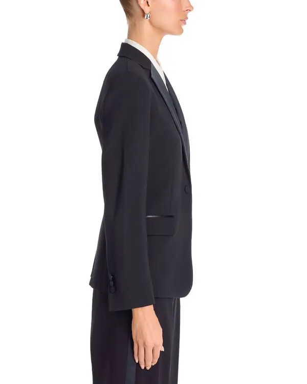 Theory Slim Fit Tuxedo Jacket In Admiral Crepe