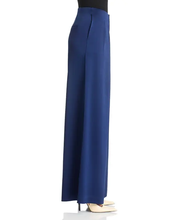Alice + Olivia Eloise Wide Leg Pleated Pants