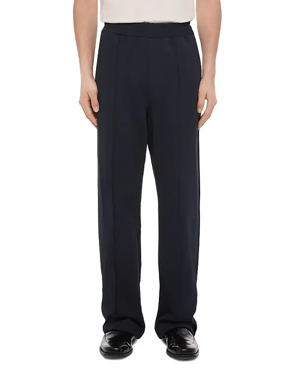 Helmut Lang Relaxed Fit Compact French Terry Logo Sweatpants
