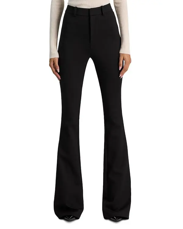 Alice + Olivia Kerry Ultra High Rise Skinny Bootcut Trousers