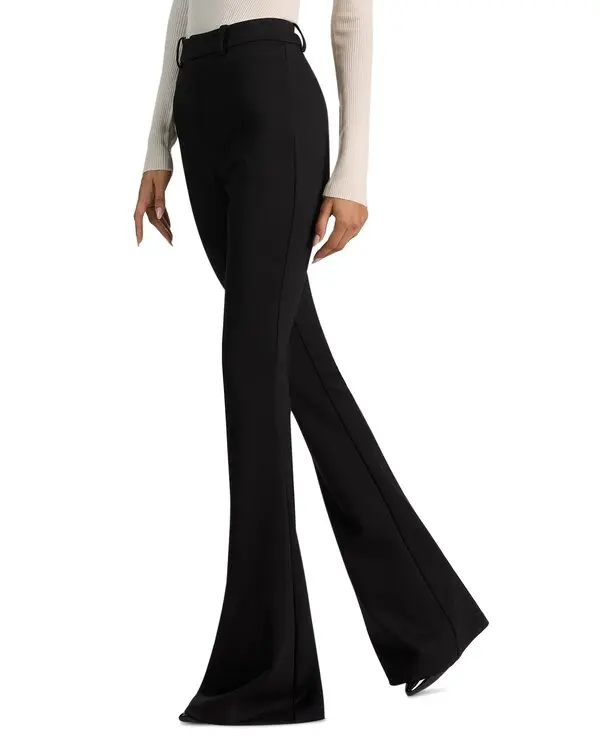 Alice + Olivia Kerry Ultra High Rise Skinny Bootcut Trousers