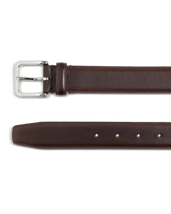 Vince Stitched Leather Belt