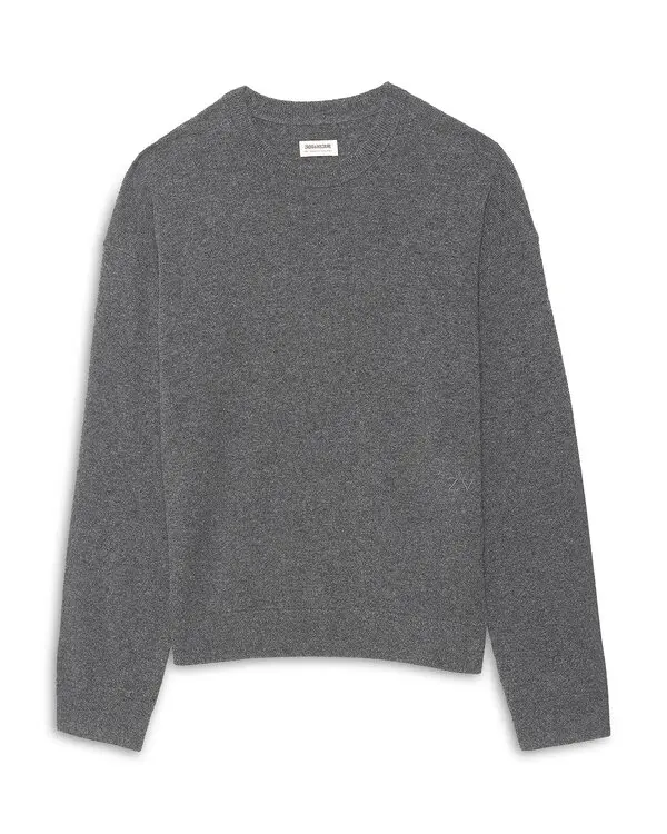 Zadig&Voltaire Marko Wool & Cashmere Crewneck Sweater