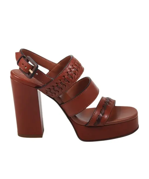 Zimmermann Alchemy Platform Heeled Sandals - Brown