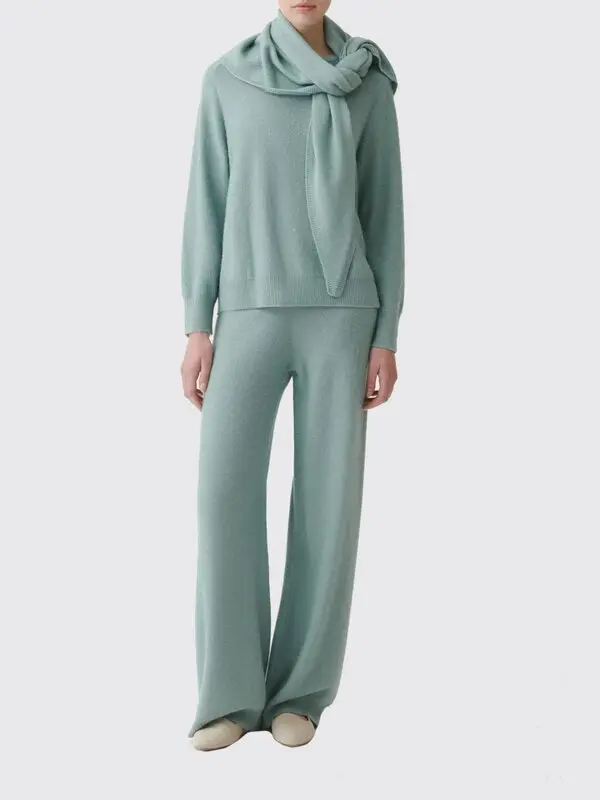 Fabiana Filippi Sequin-embroidered Wool, Silk And Cashmere Crewneck Jumper - Green