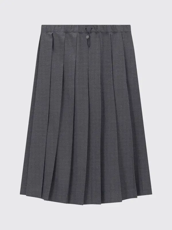 Fabiana Filippi High-waisted Pleated Wool-blend Mini Skirt