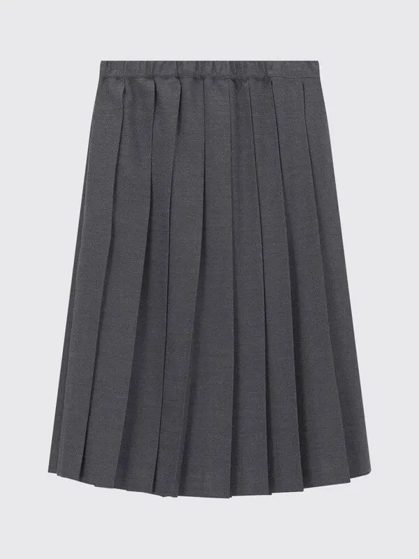 Fabiana Filippi High-waisted Pleated Wool-blend Mini Skirt