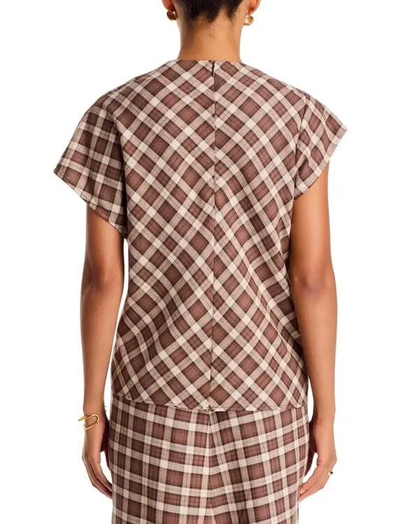 WAYF Laurel Top Laurel Cotton Gathered Top