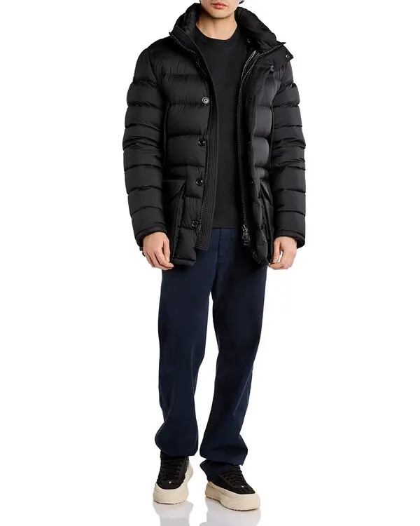 Moncler Clunye Hooded Stand Collar Down Parka