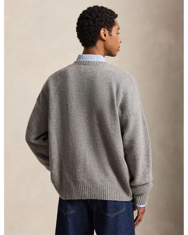 Polo Ralph Lauren Wool & Cashmere Relaxed Fit Polo Bear Sweater