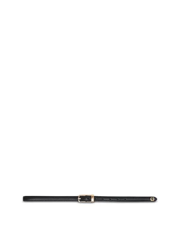 Maje Slim Leather Belt