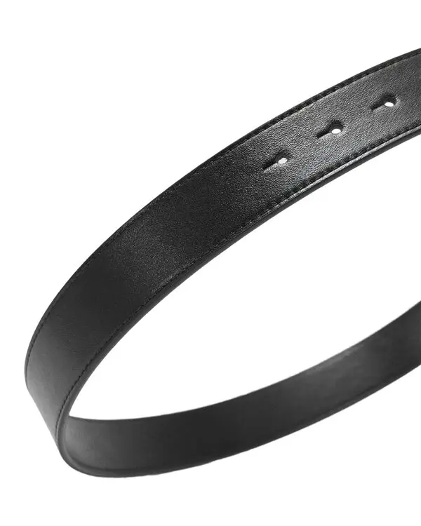 Maje Oval Buckle Leather Belt